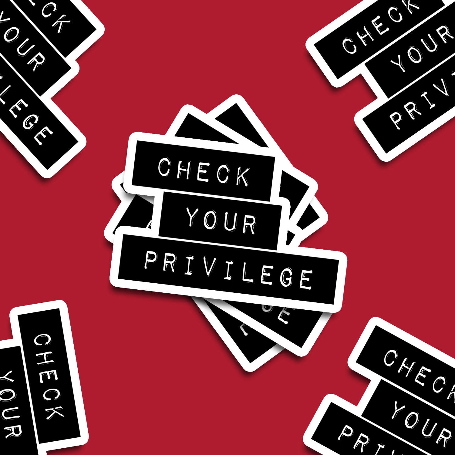 Check Your Privilege Vinyl Sticker – The Pin Pal Club